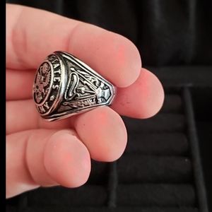 Accessories | New Stainless Steel Army Ring Size 7 8 9 1 11 12 | Poshmark
